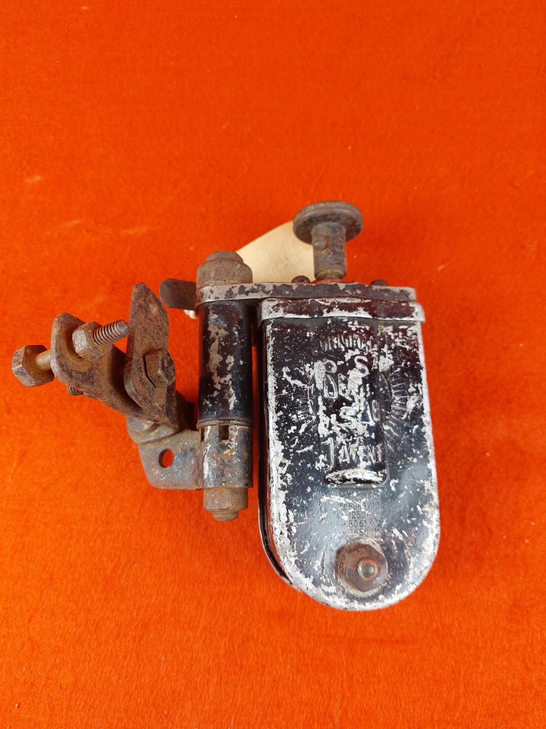 Early 20th century Berko SS motorbike dynamo. Barn find