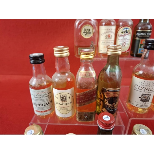20 x Collectible Vintage mixed Whisky miniature bottles