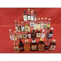 31 x Collectible Vintage mixed Rum miniature bottles
