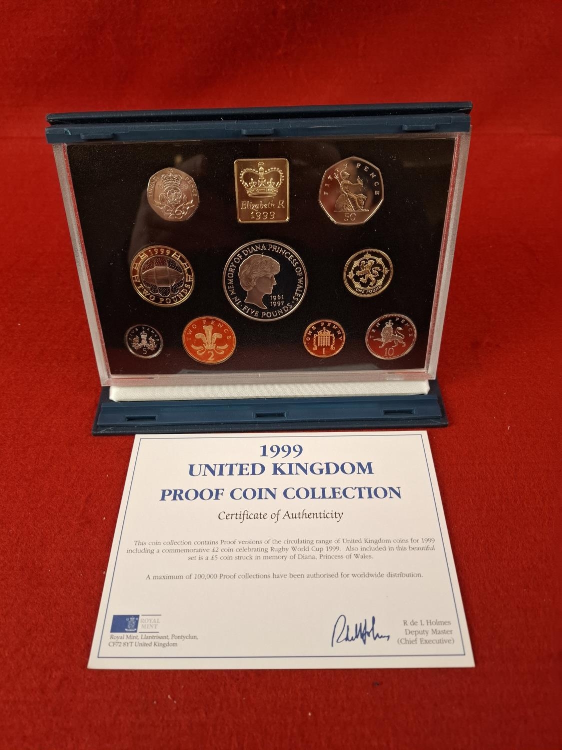 1999 Proof coin set of United Kingdom