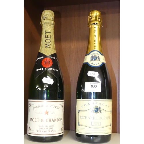 Two Bottles of Champagne - Moet & Richard Lourmel.