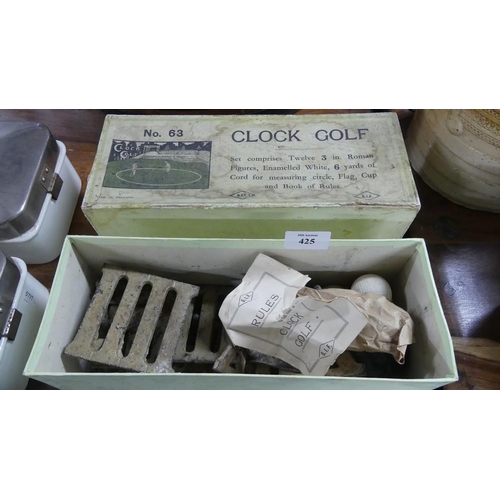 Vintage Clock Golf Game.