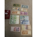Assorted World Bank Notes.