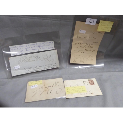 Collection of Royal Related Signatures - William IV, Princess Louise ...