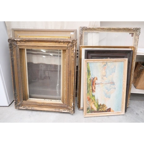 Assortment of Vintage Gilt Frames