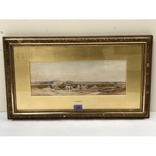PETER DE WINT. BRITISH 1784-1849 An extensive landscape with haymakers ...