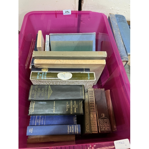 Two boxes of books.