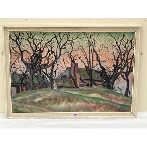 WALTER PULLAN. BRITISH 1911-2009. December Dawn, Hunt House, Frith ...