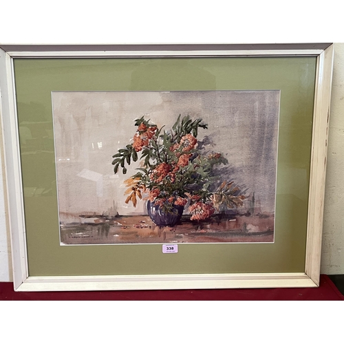 E CHARLES SIMPSON. BRITISH 1915-2007. Wild Harvest, the Berry of Rowan ...