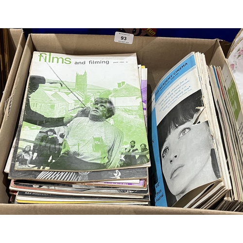 A box of 1960/70s film magazines.