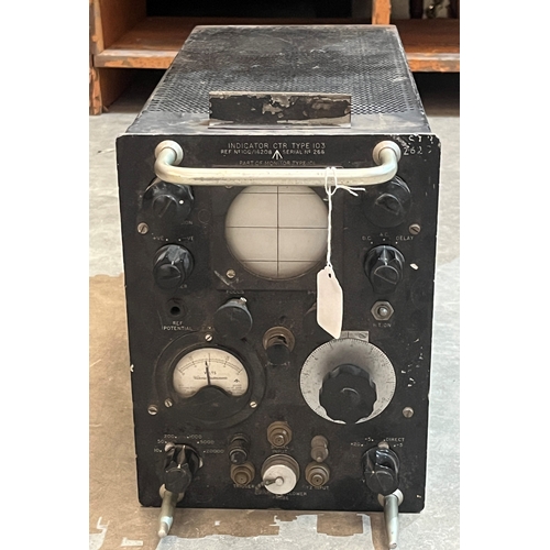 A military oscilloscope model Indicator CTR Type 103.