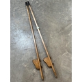 A pair of old stilts.