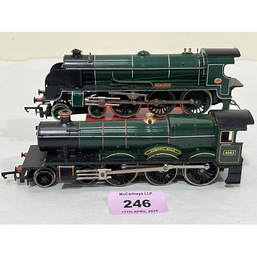 Two 'OO' gauge locomotives - Albert Hall 4983; Sir Dinadan