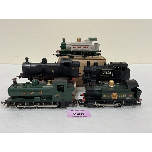 Five 'OO' gauge tank engines