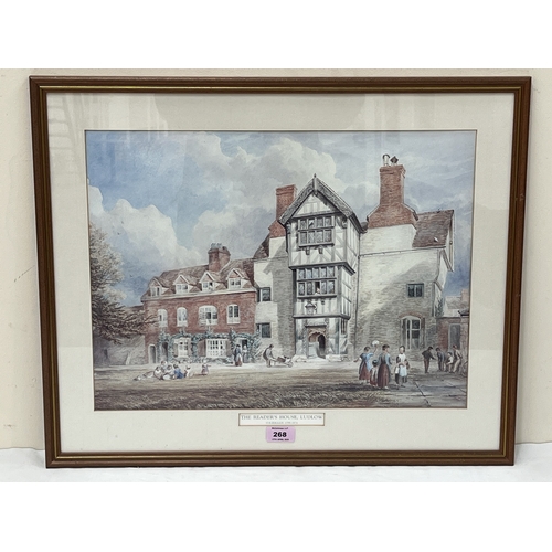 AFTER HENRY BRYAN ZIEGLER. 1798-1874 The Reader's House, Ludlow. Print ...