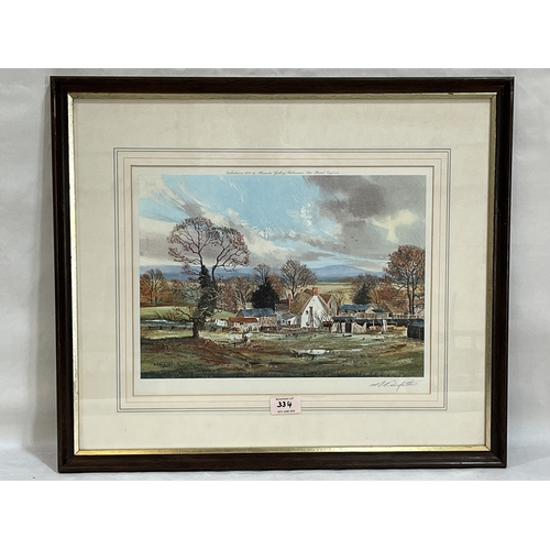 AFTER MICHAEL BARNFATHER. BRITISH Bn. 1934 Three signed prints 11" x 15"