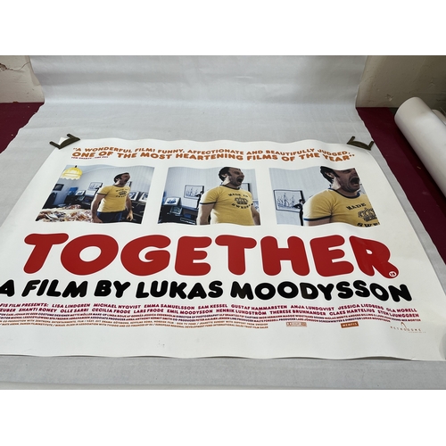Three film publicity posters - Fahrenheit 9/11; Elephant and Together