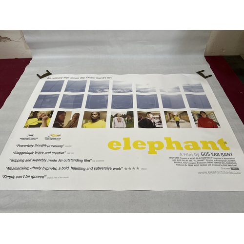 Three film publicity posters - Fahrenheit 9/11; Elephant and Together