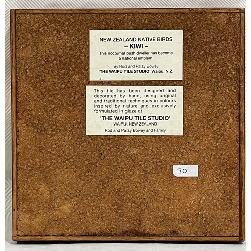 Rod & Patsy Bowey, Waipu Tile Studio New Zealand. Vintage hand painted ...