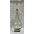 A Victorian blown glass apothecary display carboy of baluster form with ...