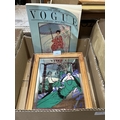 Three Vogue mirrors; and The Art of Vogue Covers 1909-1940 book