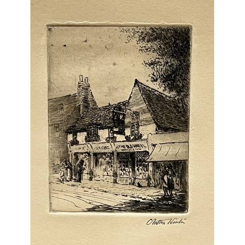 WILLIAM TATTON WINTER. RBA. BRITISH 1855-1928. Four small etchings, all ...