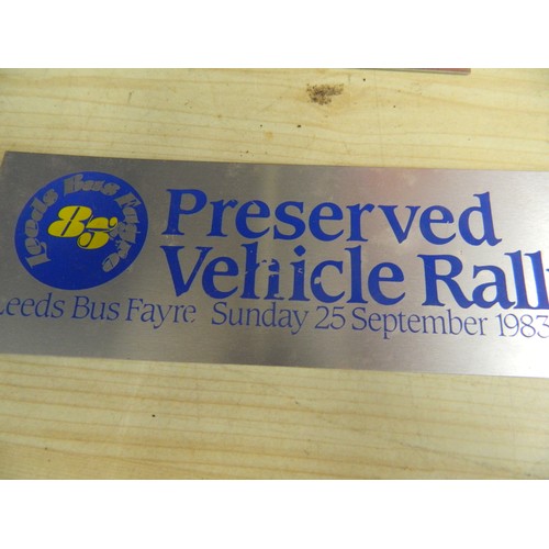Metal Rally sign size
