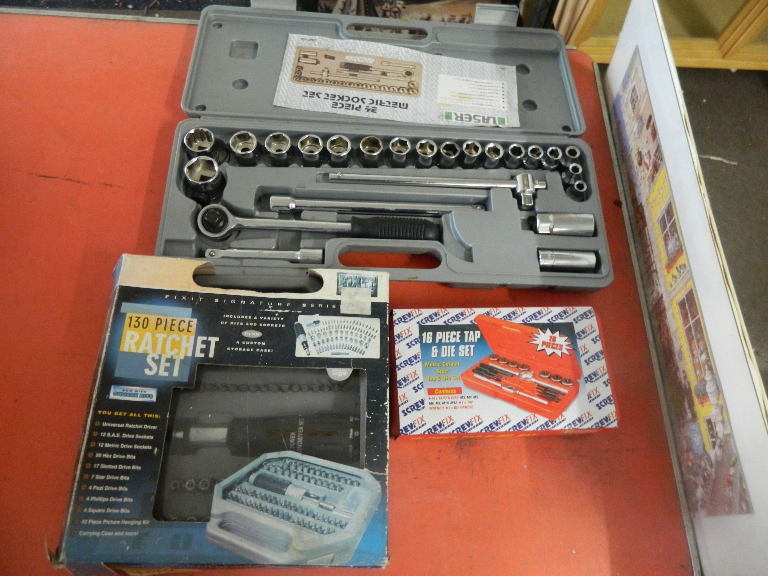 Cased tools etc.