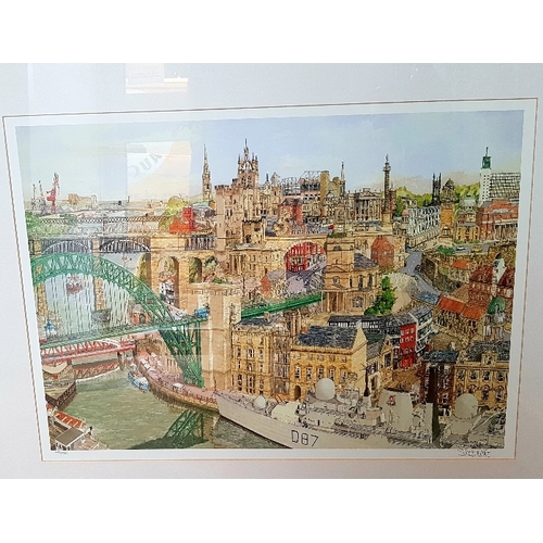 Memories of Newcastle Limited Edition Print (415/950) by Martin Stuart ...
