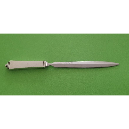 Georg Jensen Silver Handled Pyramid Letter Opener. Designed in 1927 by ...