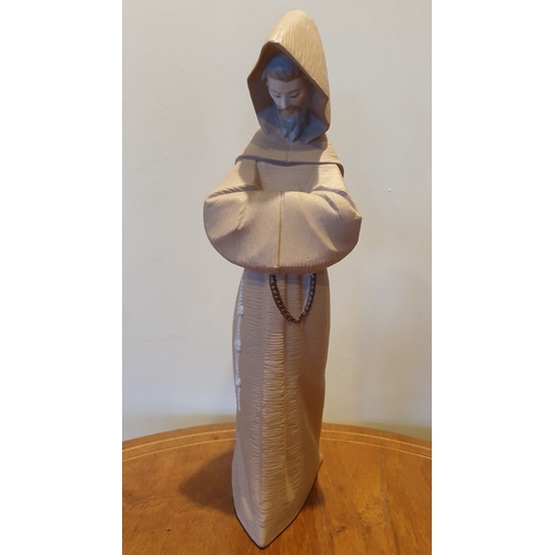 Lladro Figurine of two Nuns number 2075 and Lladro Francescan Monk ...