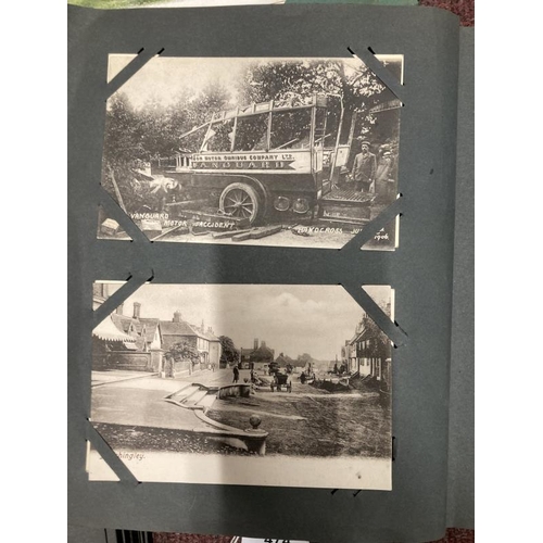 Postcards: Edwardian albums containing hundreds of cards including ...