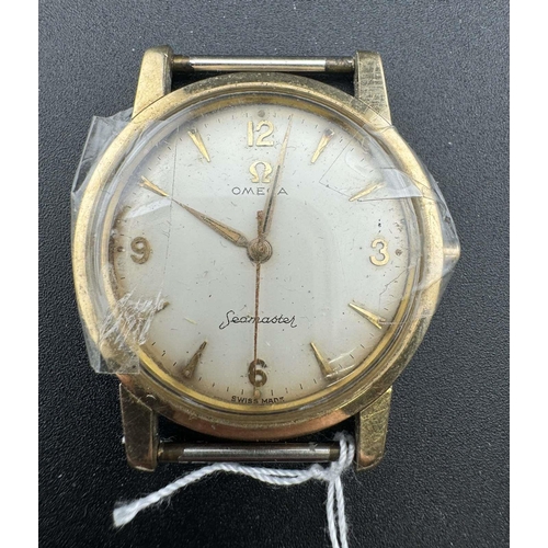 Watches: Gentleman's 9ct gold cased Omega Seamaster wristwatch, 520 cal ...