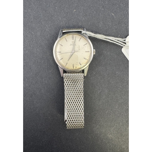 Watches: Omega automatic wristwatch 552 movement, silver coloured ...