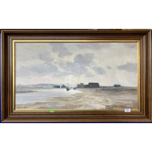 Pictures: Marcus Ford 1914-1988 Slaughden quay Aldeburgh oil on canvas ...
