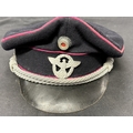 Militaria: WWII German Fire Police Officers peaked cap. Please note we ...