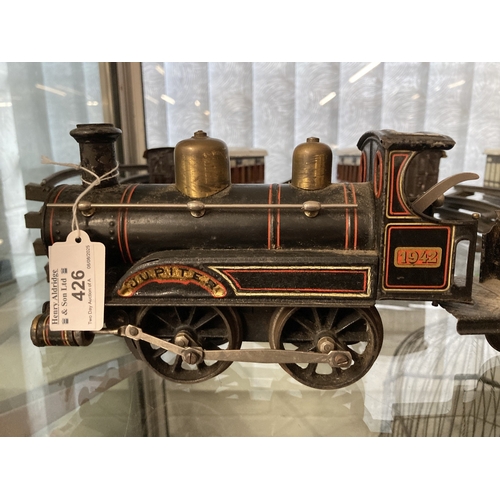 Toys - Tinplate: Toys - Tinplate Bing Jupiter train 040 set L.N.W.R ...