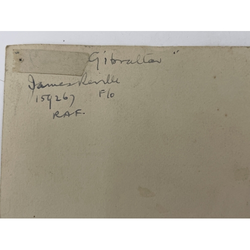 Art: Art: James Reville (Scottish 1904-2000) watercolour, Gibraltar ...