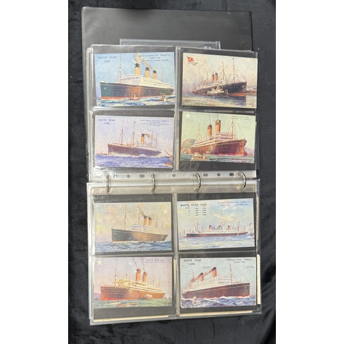 OCEAN LINER: OCEAN LINER: An album of postcards mostly pre-war ...
