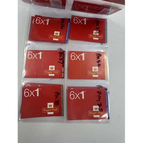 Philately: Royal Mail Booklets Ref numbers PM2 x 2, PM 3, 4, 5, 6, PM ...