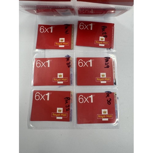 Philately: Royal Mail Booklets Ref numbers PM2 x 2, PM 3, 4, 5, 6, PM ...
