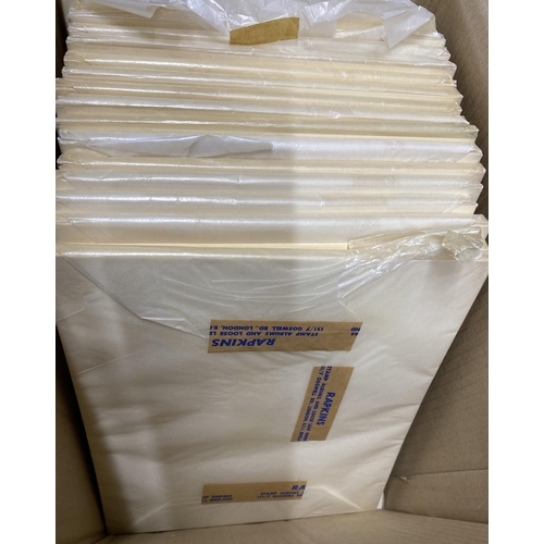 Eleven unopened packs of Rapkin album pages, plus interleaves