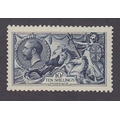 1913 SG402, 10/- u/m mint, fine appearance noted re-gummed and toned ...