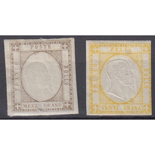 Neapolitan Provinces - 1855 ½g brown (possibly the very scarce grey ...