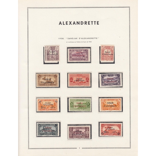 A collection of Sandjak d’Alexandrette- Complete unused collection of ...