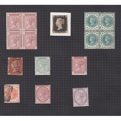 Collection of mainly GB stamps on quantity of album pages, noted good 3 ...