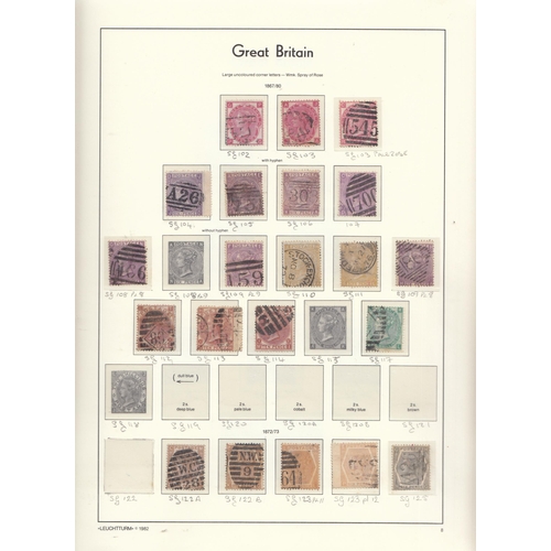 Hingeless Lighthouse album with pages 1840/1970, plenty of note with ...