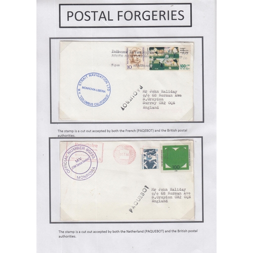 A 2-volume collection from the 1990s-2000s of Postal Forgery covers ...