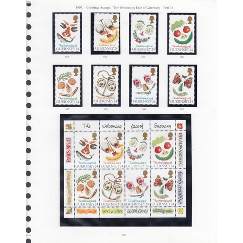 A mint Channel Islands stamp collection in x2 albums and loose from the ...