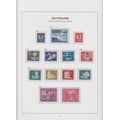A mint stamp collection on pre-printed album pages from 1949-65 ...
